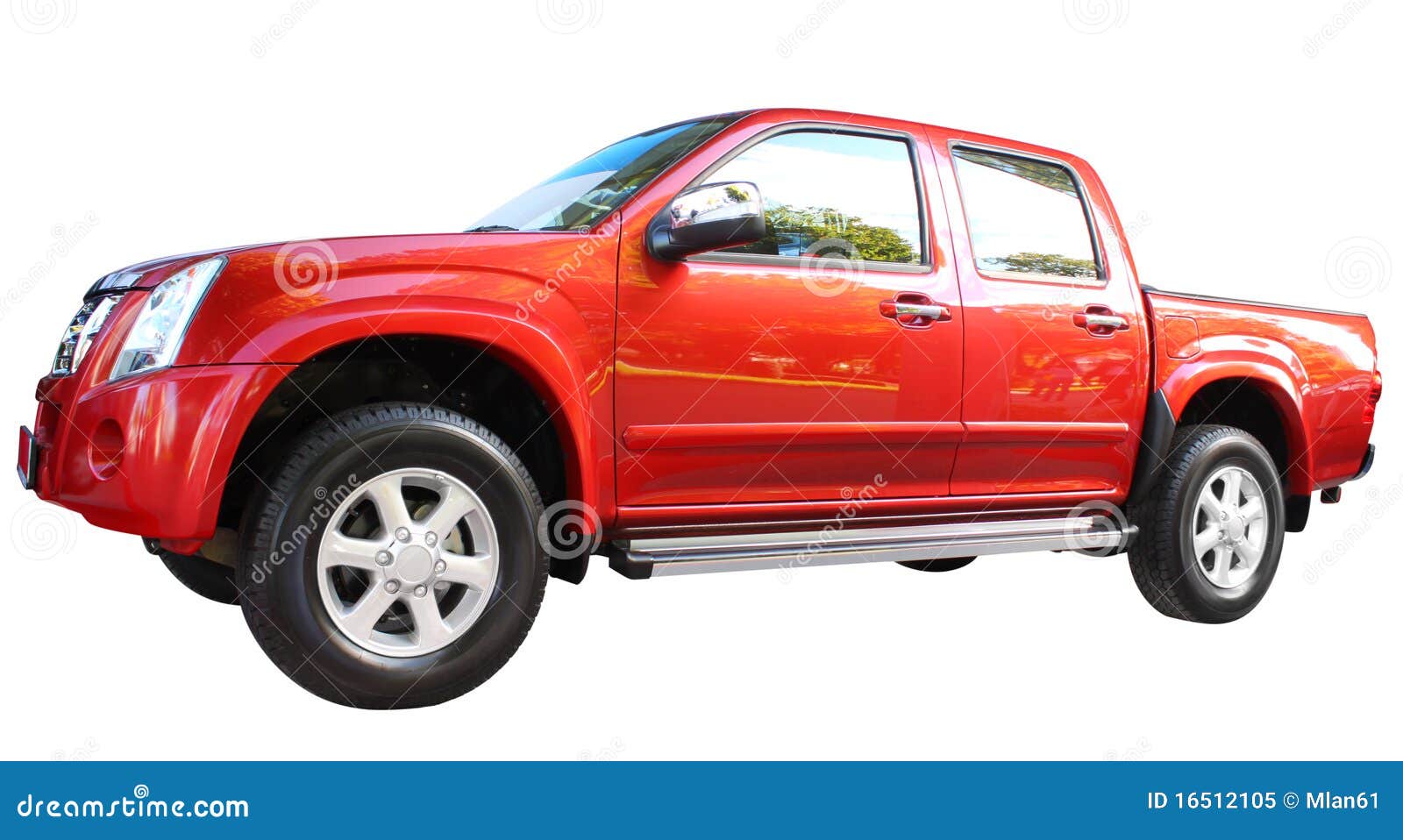 Red pick up stock image. Image of auto, vehicle, pickup - 16512105