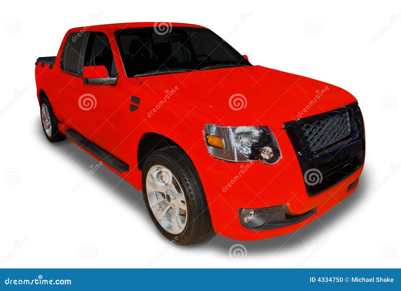 Red Pick Up Truck stock photo. Image of transportation - 4334750