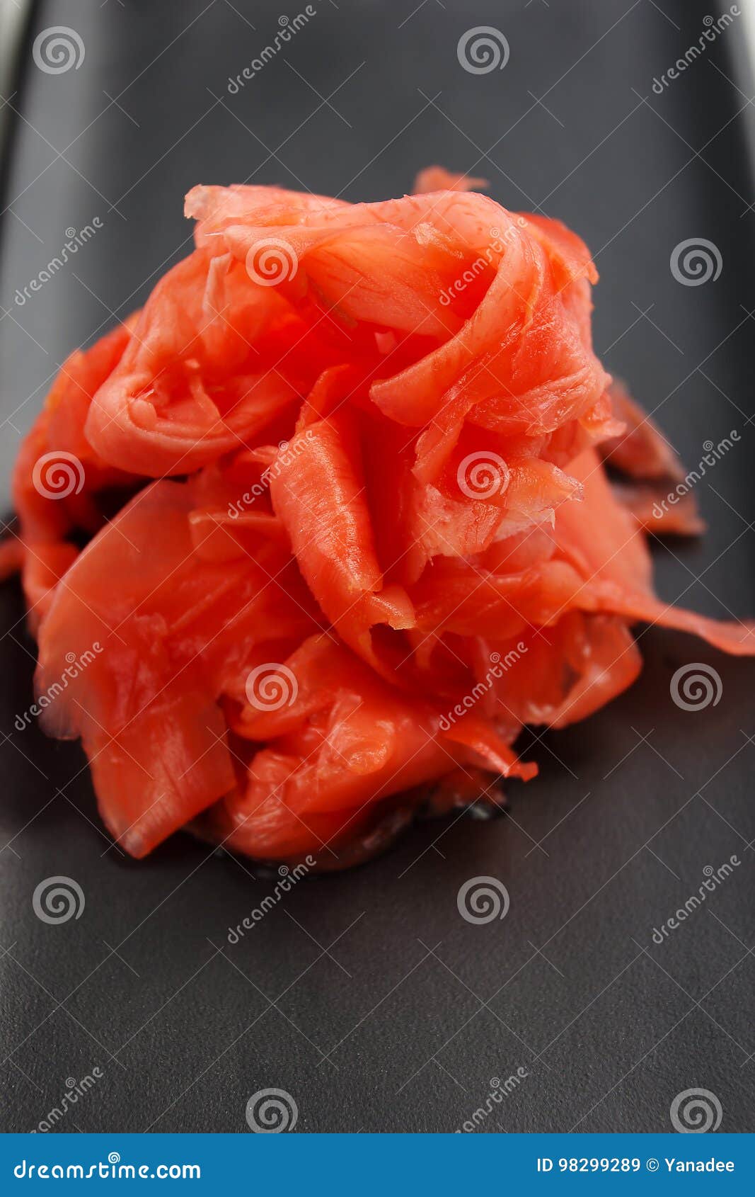 Red pickled ginger stock image. Image of ginger, japanese - 98299289