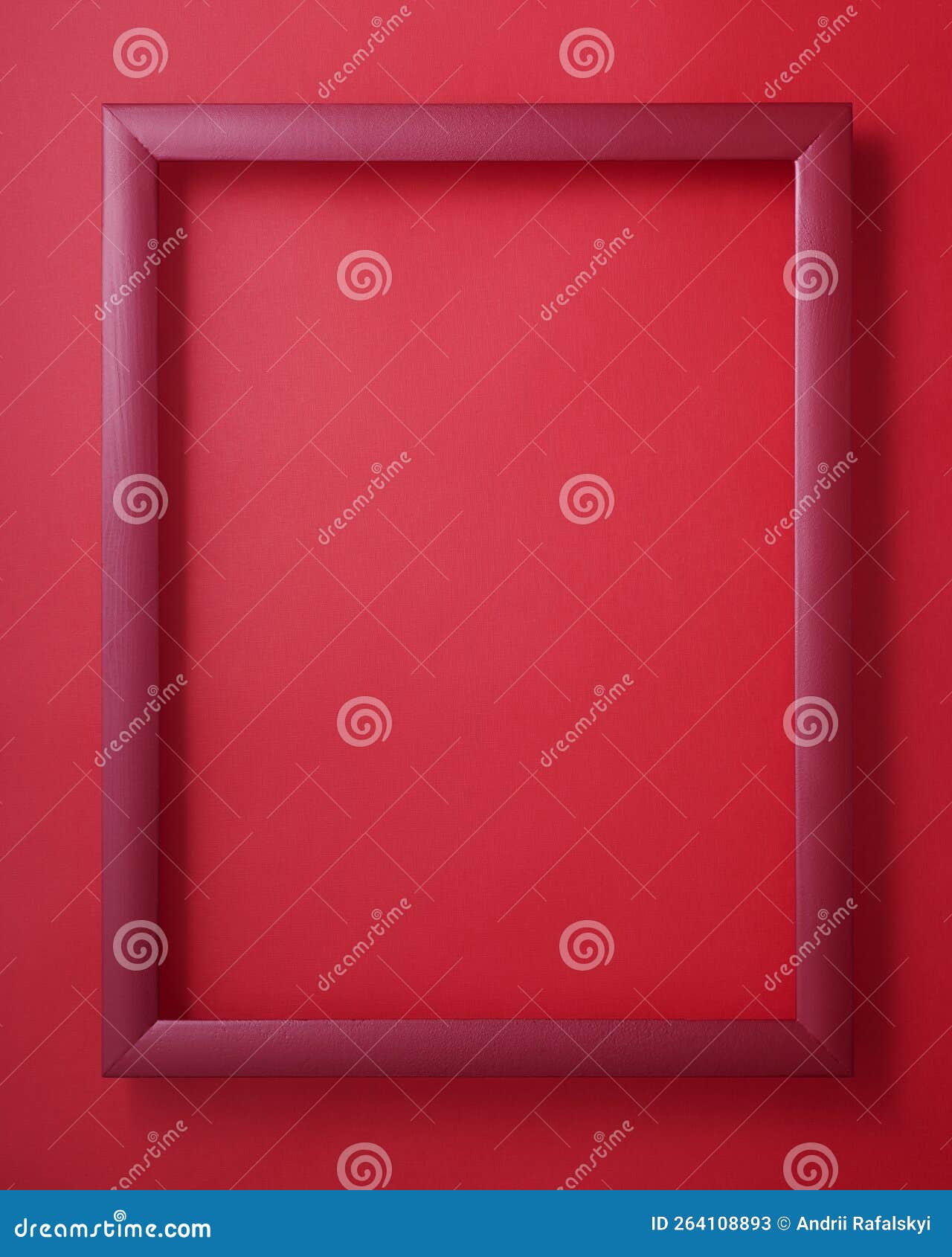 Red Picture Frame on Red Background Stock Image - Image of breakfast ...