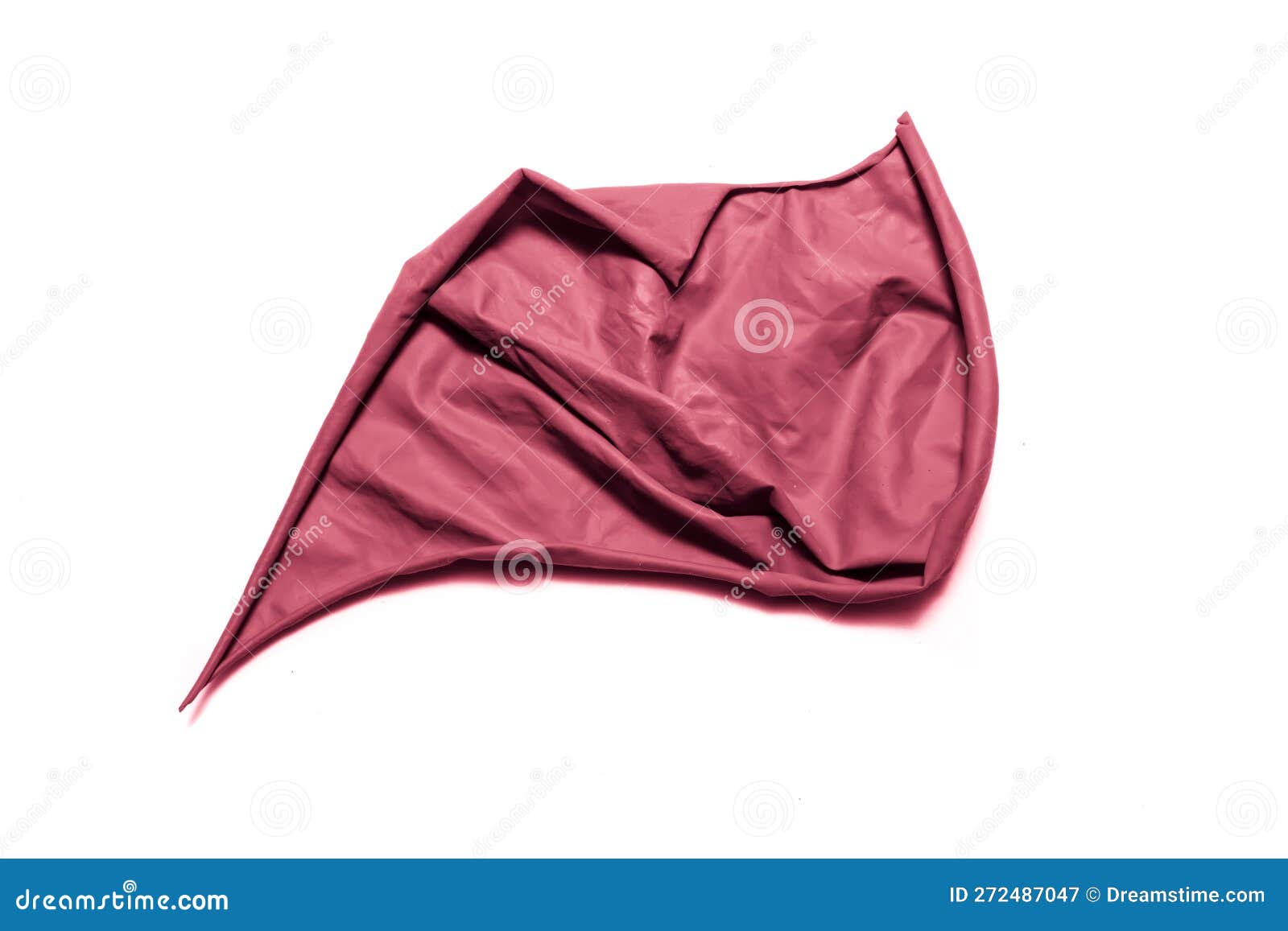 Red Piece of Rubber Isolated on White Background Stock Image - Image of ...