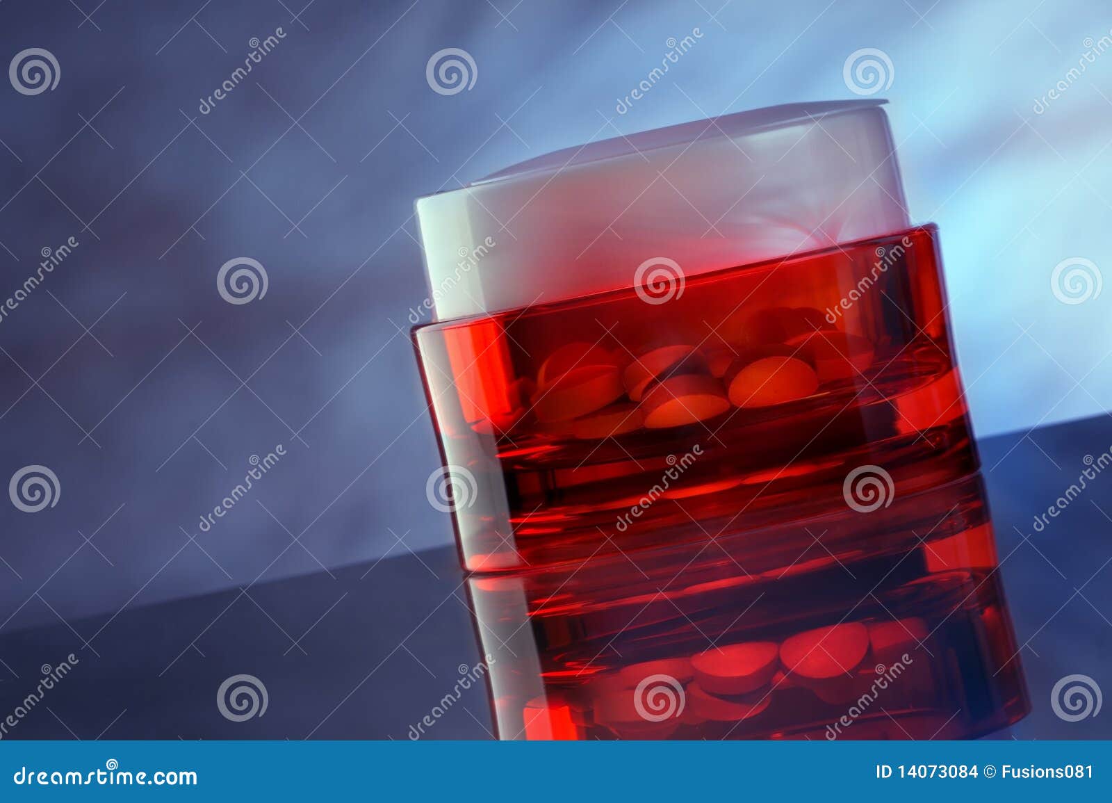 Red Pill container stock photo. Image of objects, lour - 14073084