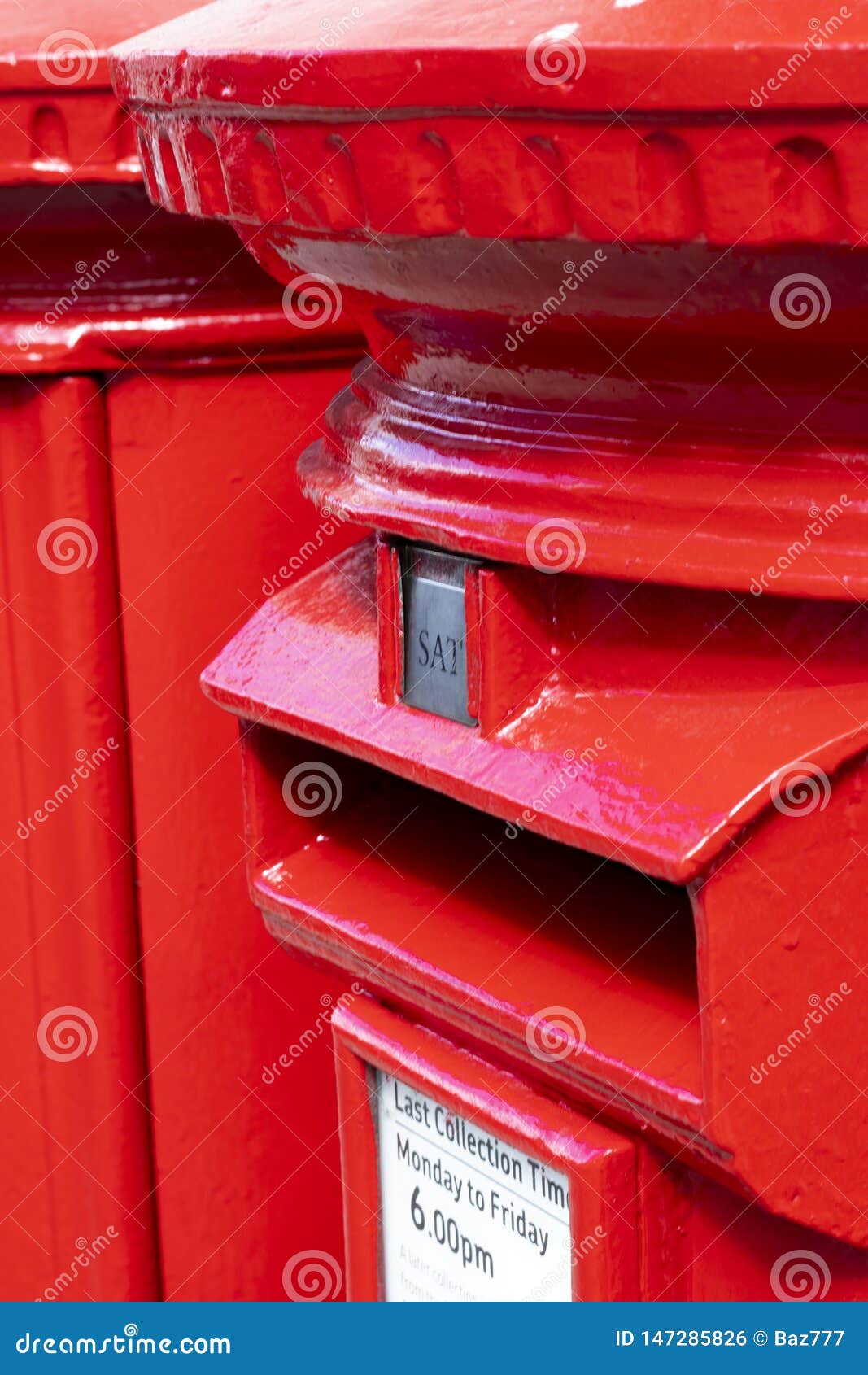 Red pillar boxes stock photo. Image of next, collect - 147285826