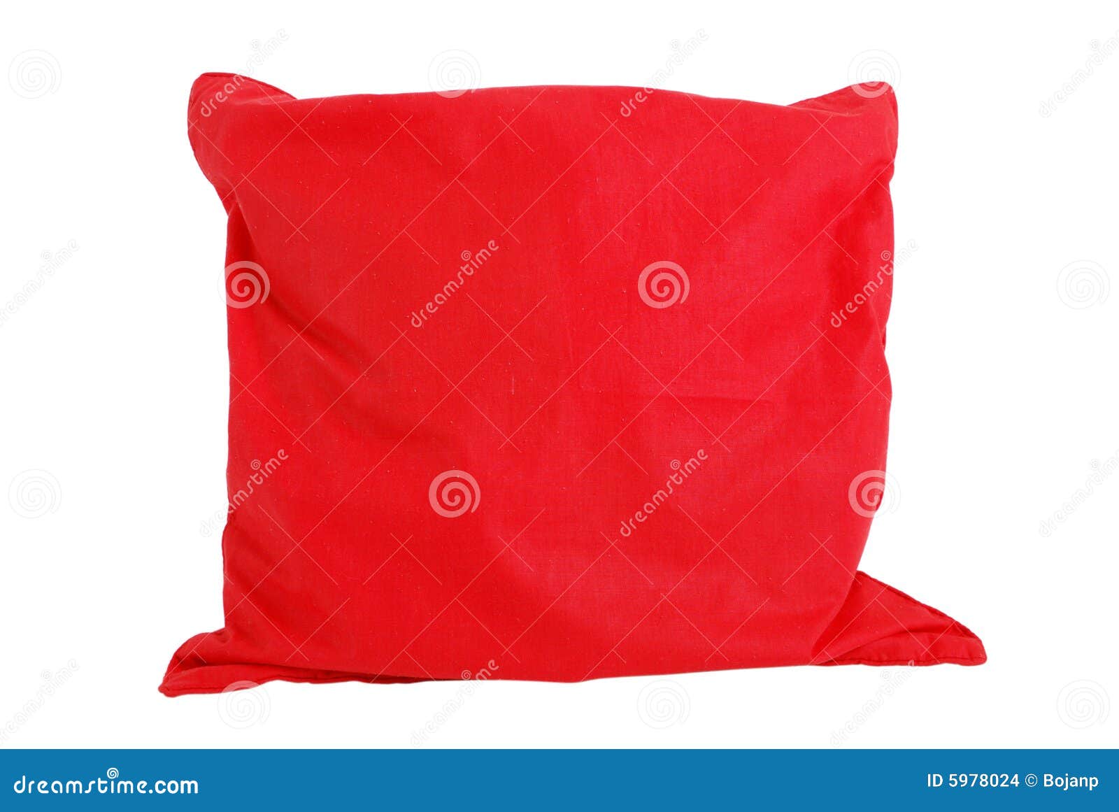 Red pillow stock photo. Image of modern, sleep, comfort - 5978024
