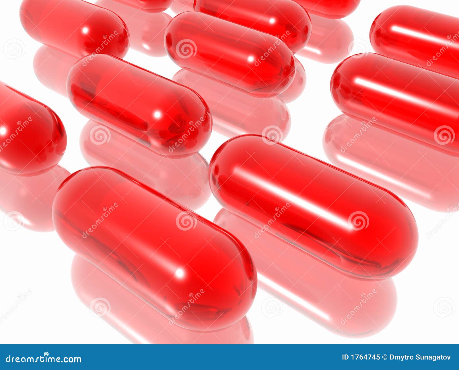 Red pills stock illustration. Illustration of drugs, white - 1764745