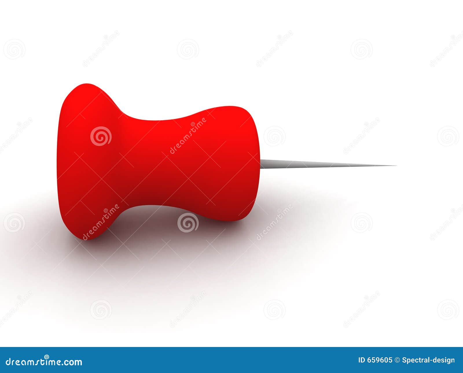 Red Pin stock illustration. Illustration of isolated, memos - 659605