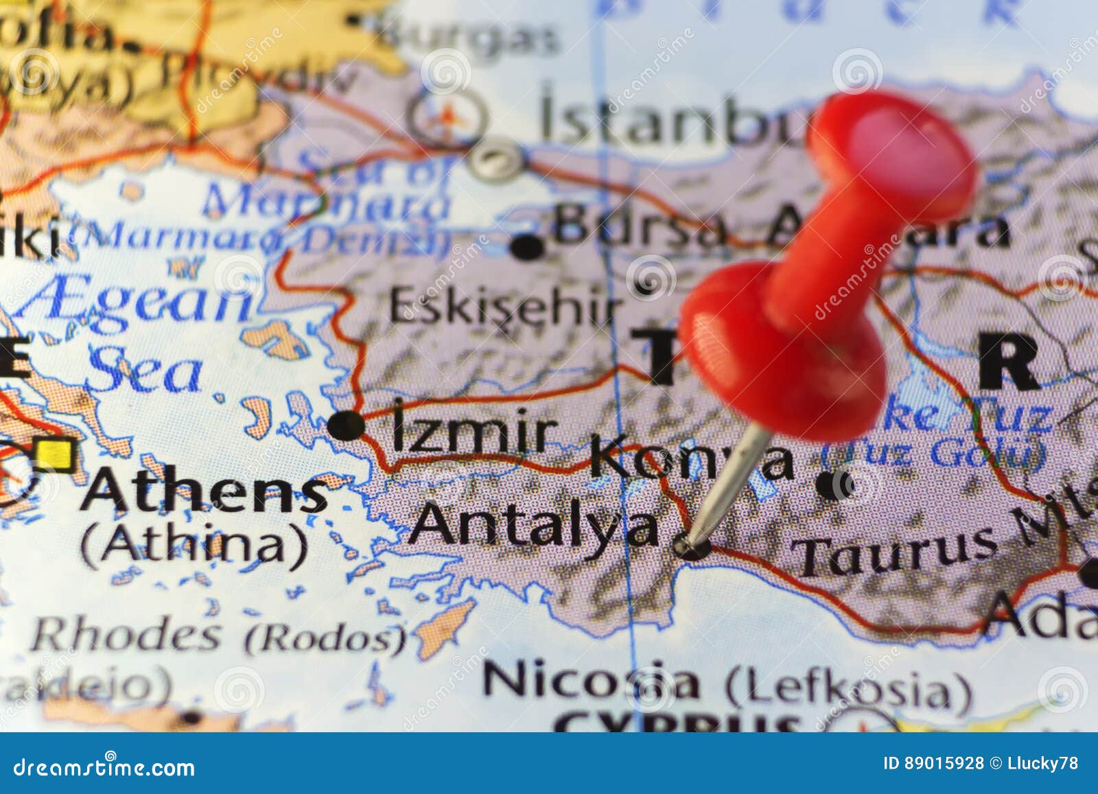 Antalya Turkey Outline Map Cartoon Vector | CartoonDealer.com #317452423