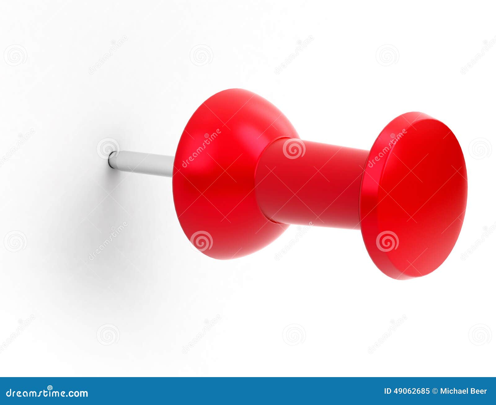 The red pin stock illustration. Illustration of reminder - 49062685