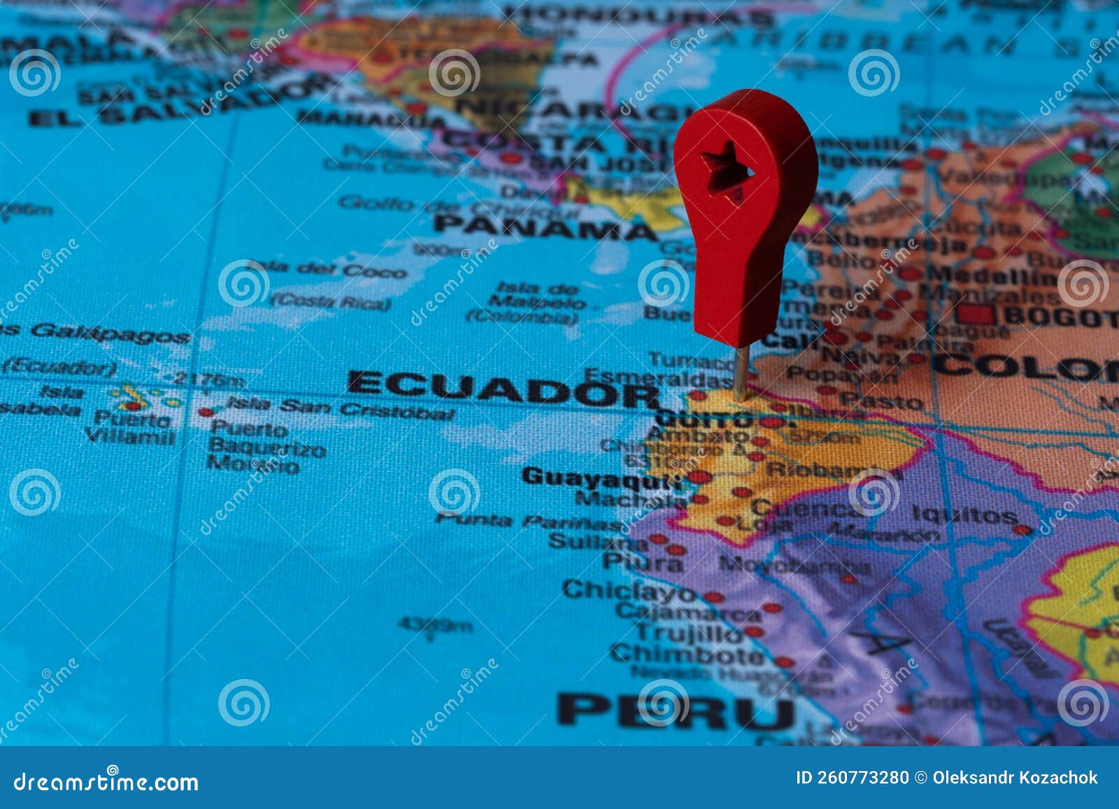 Ecuador Map Red Pin Stock Photos - Free & Royalty-Free Stock Photos ...