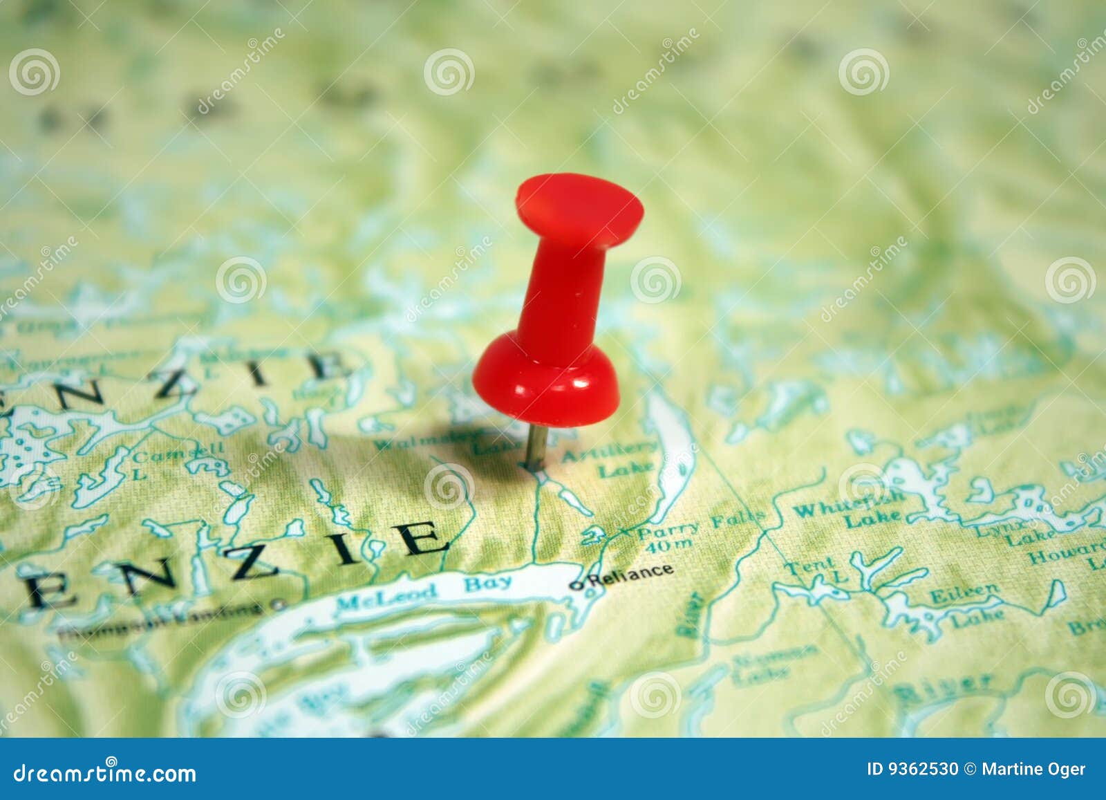 Red pin pointing. stock photo. Image of guide, vintage - 9362530