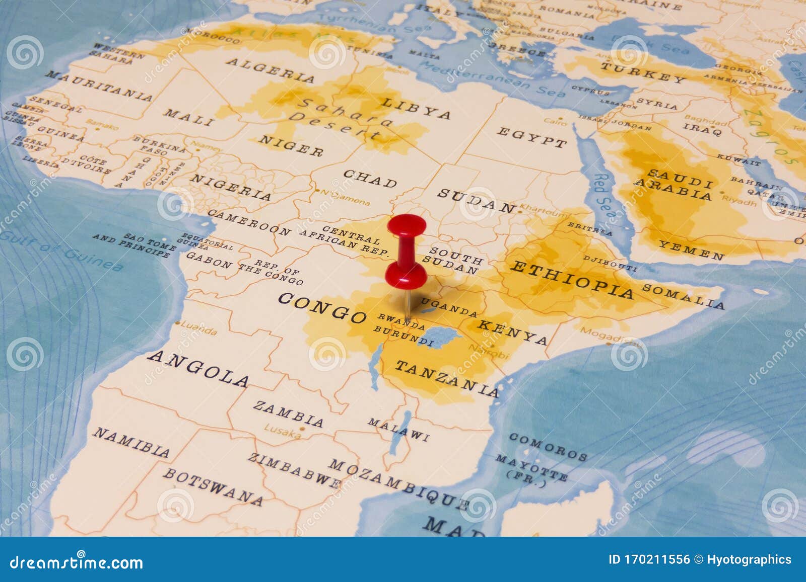 Rwanda Location On World Map - Map