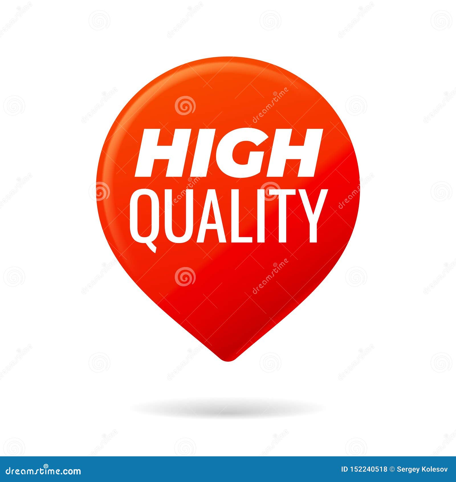 Red Pin on White Background, High Quality Stock Vector - Illustration ...