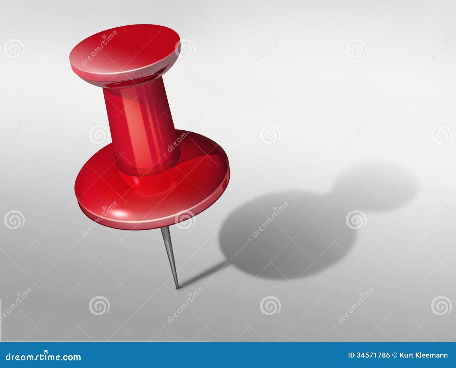 Red Pin stock illustration. Illustration of tool, business - 34571786