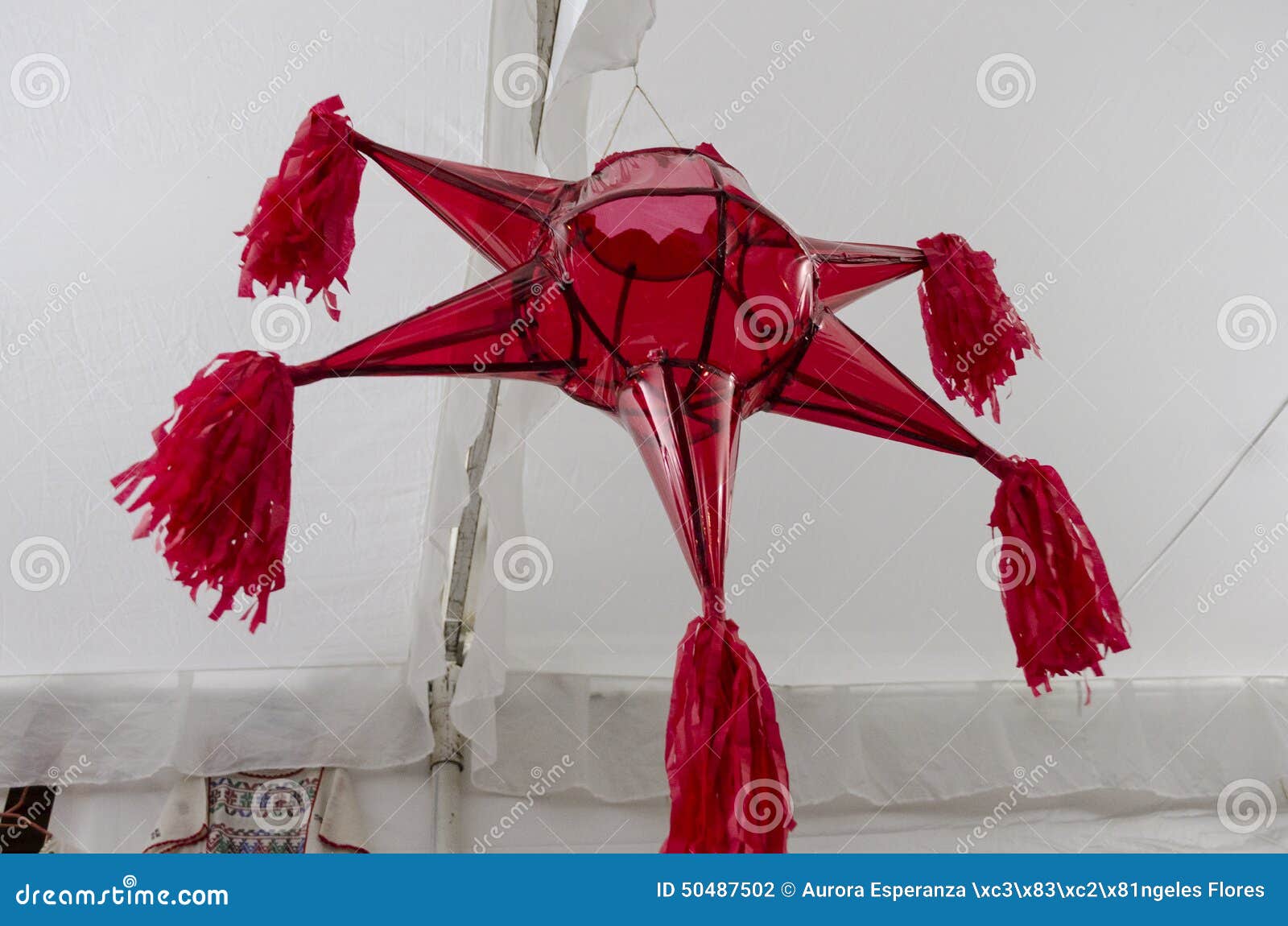 Red Pinata stock photo. Image of handcraft, craft, folklore - 50487502