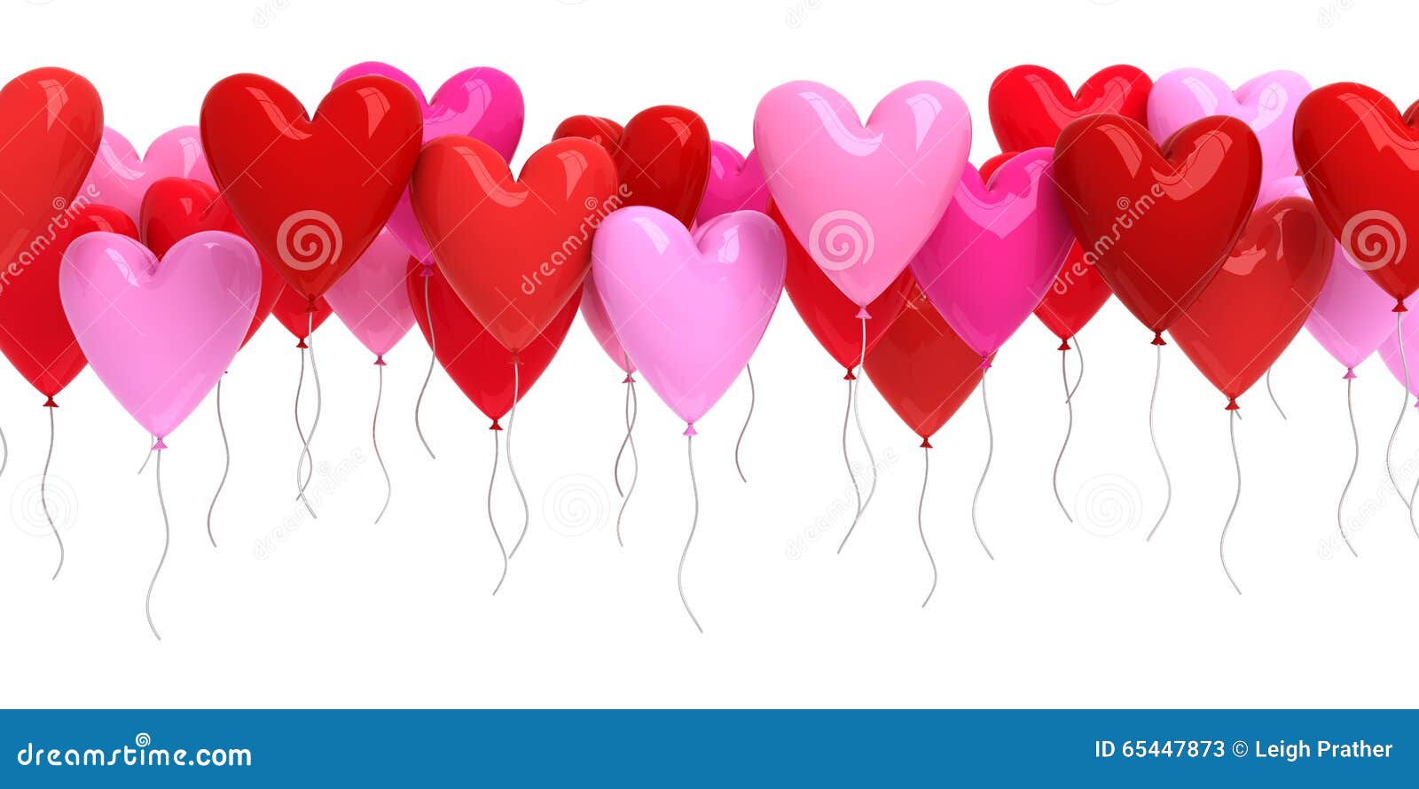 Red and pink balloons stock illustration. Illustration of festive ...