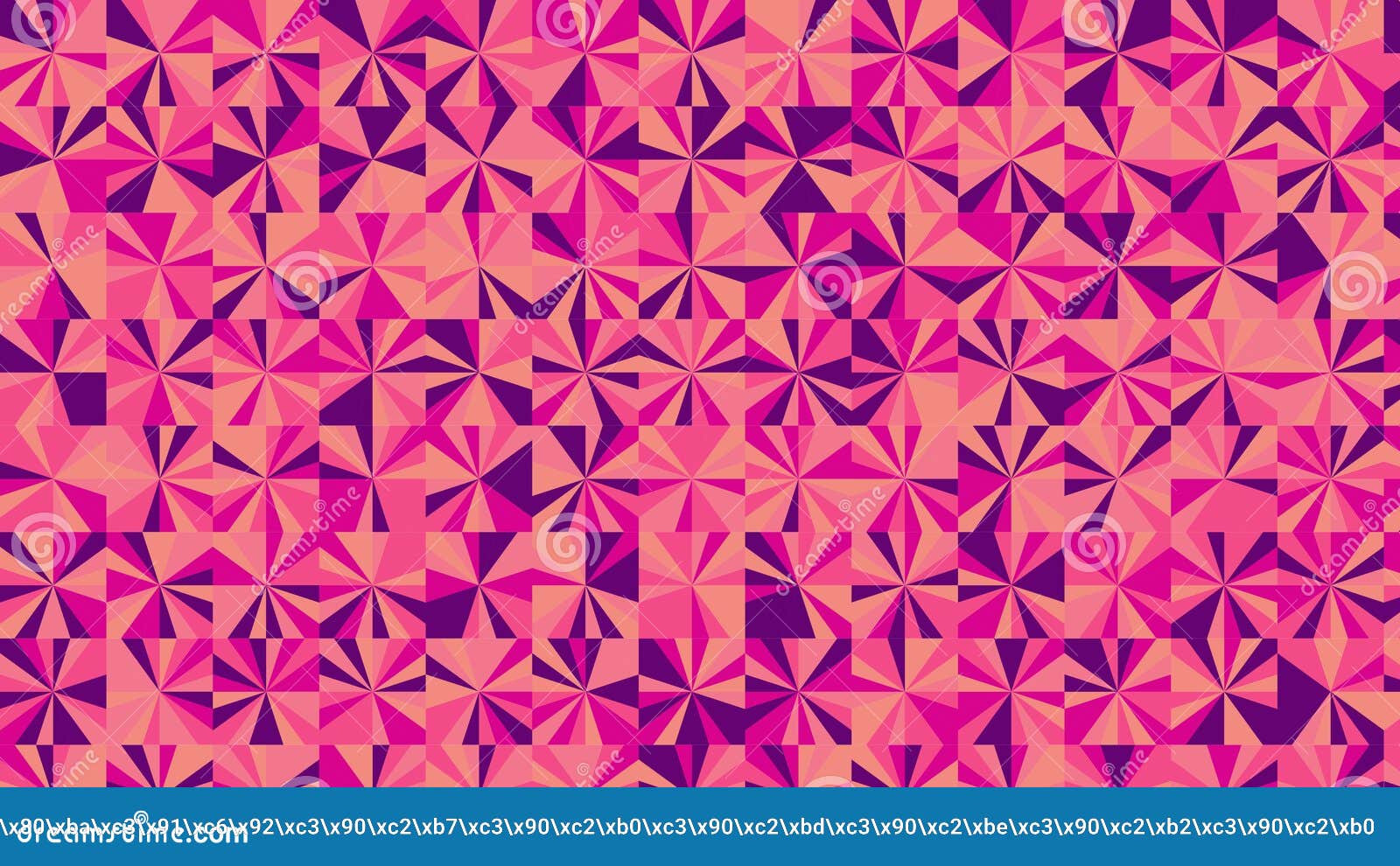 Red, Pink and Blue Geometric Pattern, Wallpaper for Fabric, Tile and ...