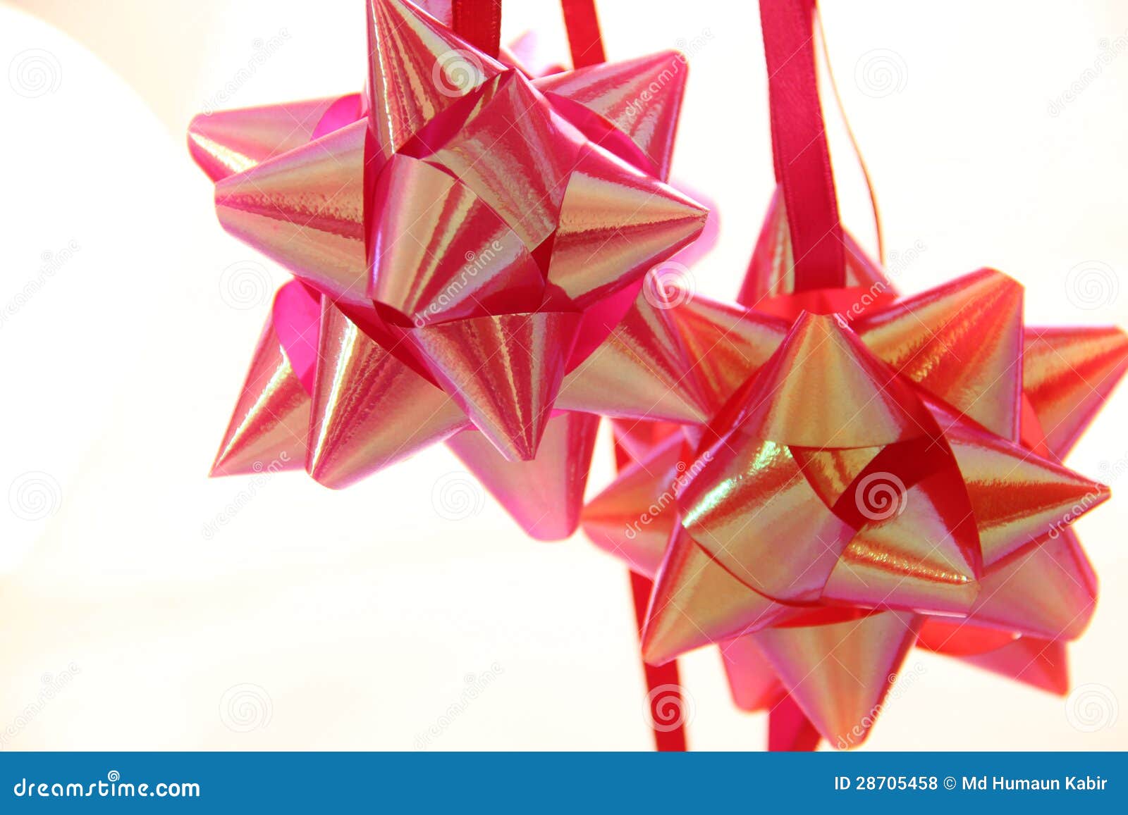 Red & Pink Bow stock photo. Image of colorful, holiday - 28705458