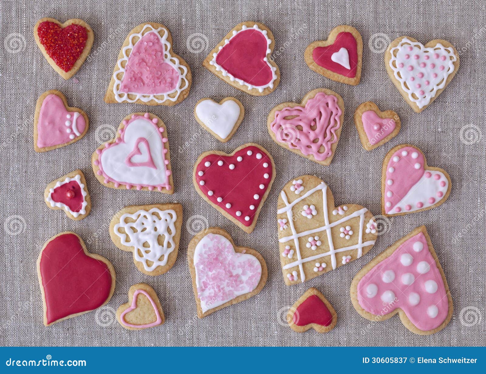 6,606 Pink Sugar Heart Cookies Stock Photos - Free & Royalty-Free Stock ...