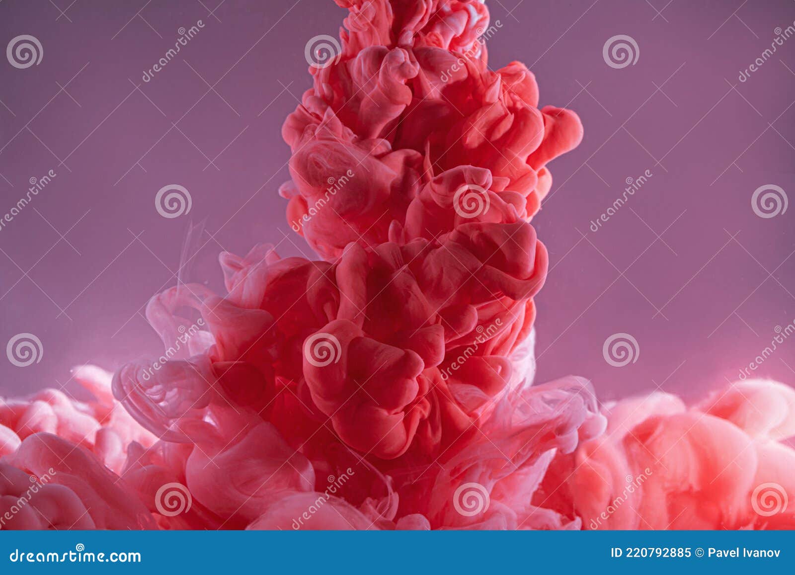 Red and Pink Ink in Water, Liquid Color Backdrop Stock Image - Image of ...