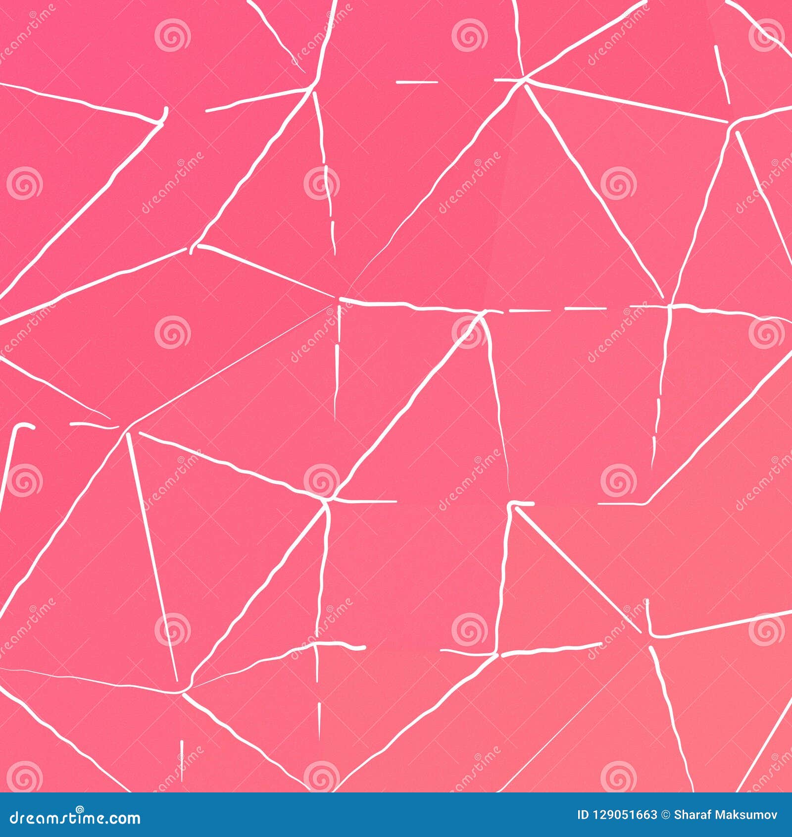 Red and Pink with Thin White Strokes in Square Shape Background ...