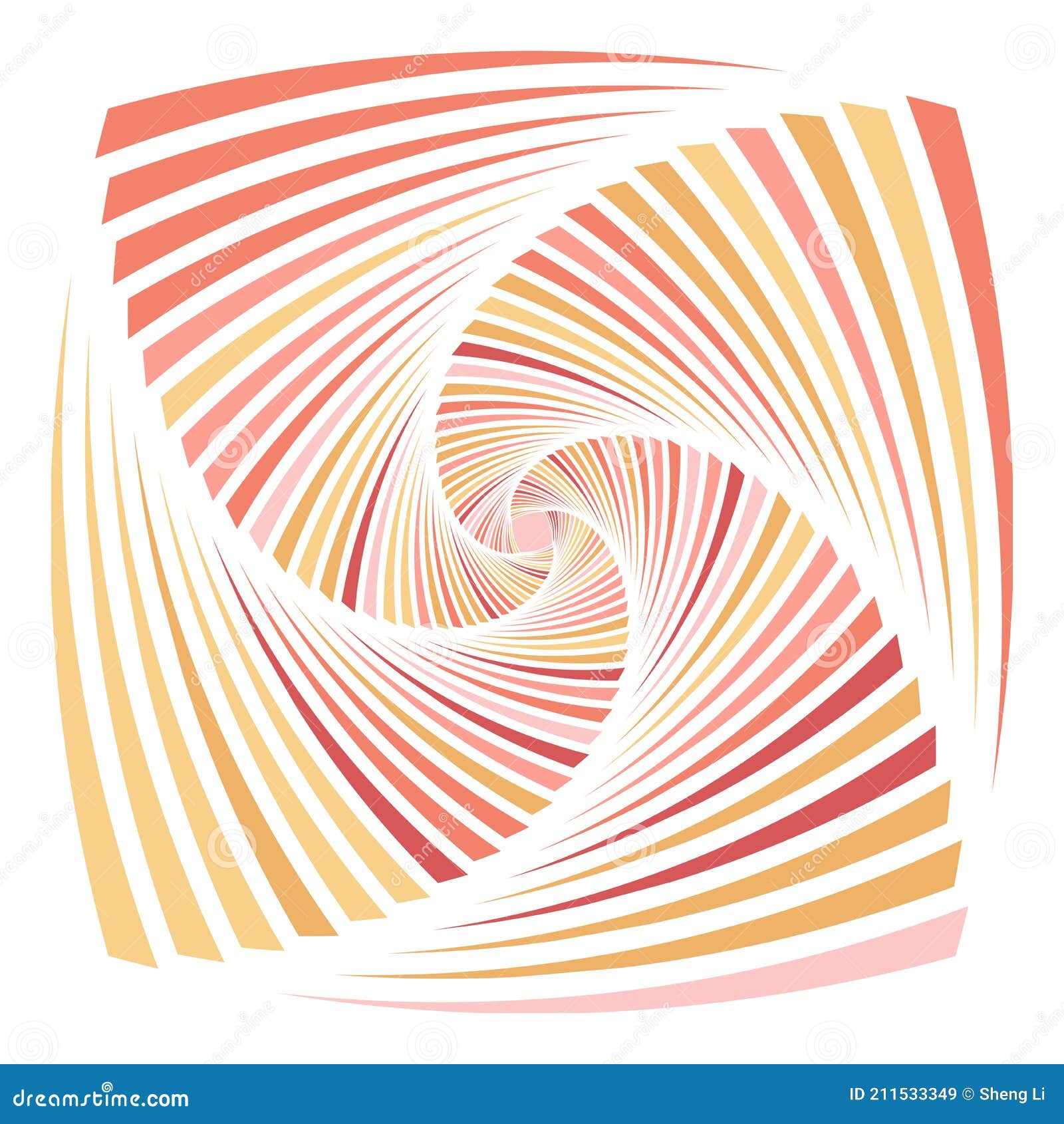 A Red and Pink Vortex Pattern Design Background Stock Vector ...