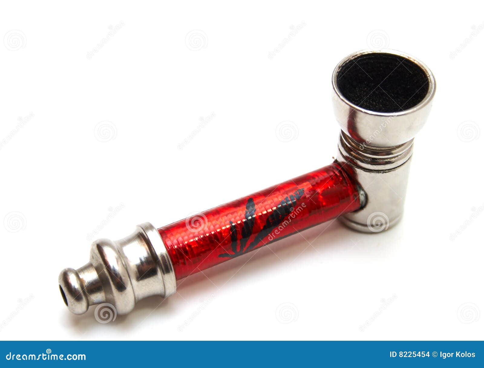 Red pipe stock photo. Image of intoxication, criminal - 8225454