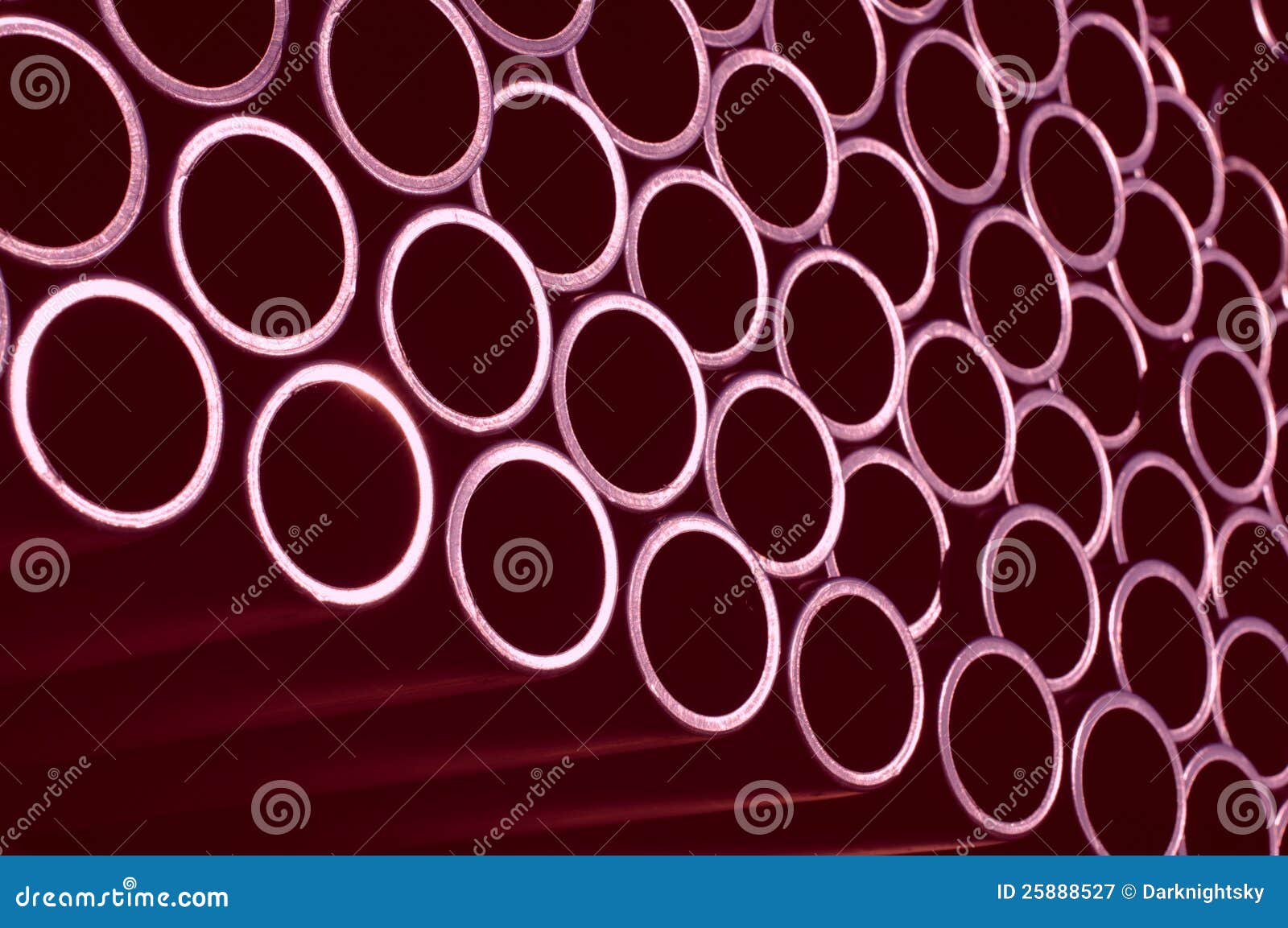 Red pipes stock image. Image of abstract, production - 25888527