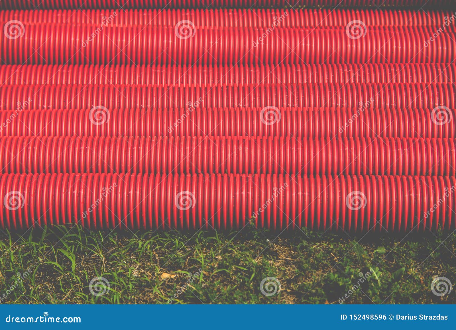 Red pipes background stock photo. Image of cable, piece - 152498596
