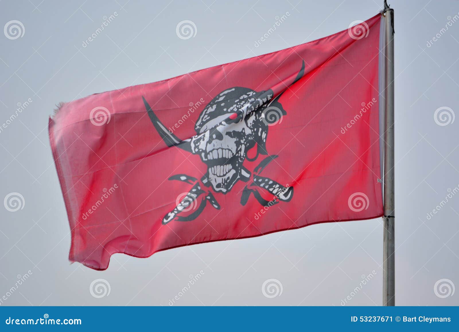 Red pirate flag stock image. Image of head, criminal - 53237671