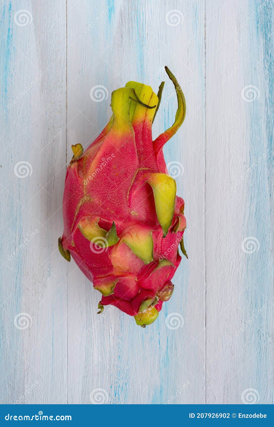 Red Pitaya Tropical Fruit on White Table Stock Photo - Image of nature ...