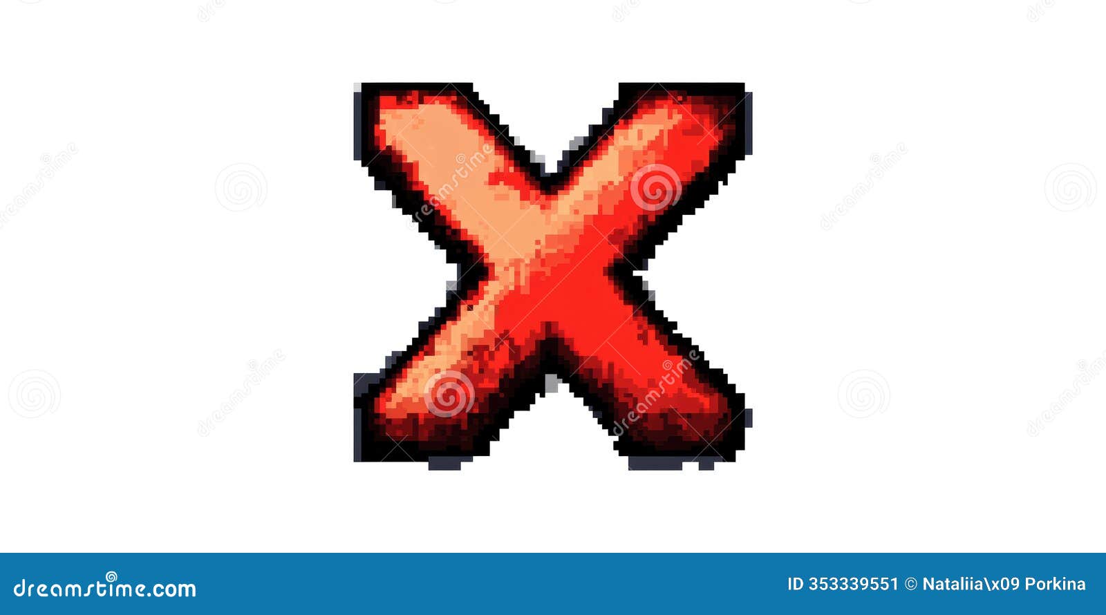 Red Pixel Art Cross Symbol Isolated on Transparent Background Stock ...