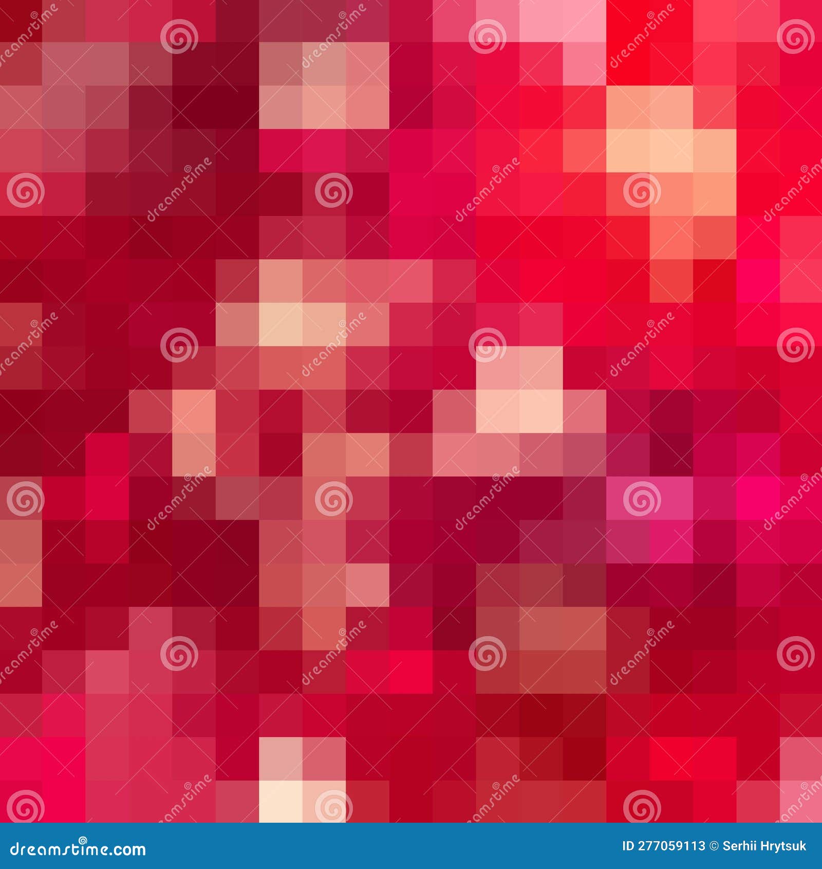 Red Pixel Background, Pattern, Hexagon Wallpaper. Vector Illustration ...