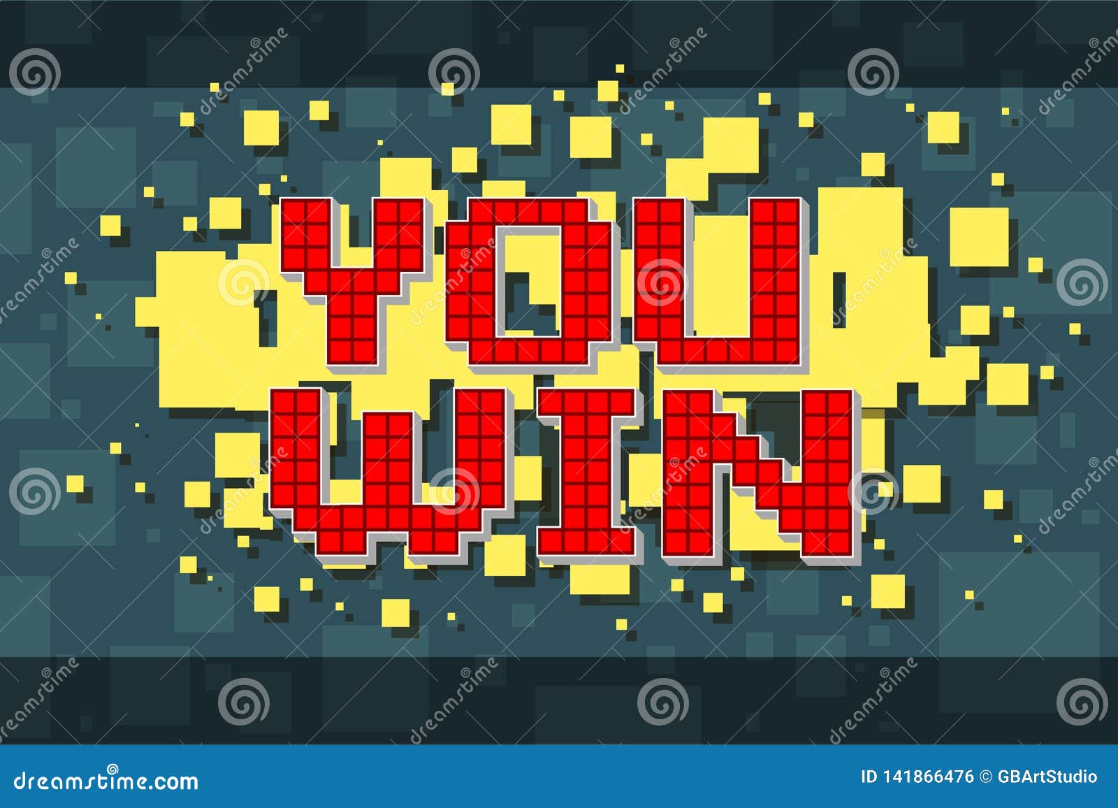 Pixel Art Retro Video Game Cartoon Vector | CartoonDealer.com #60507199