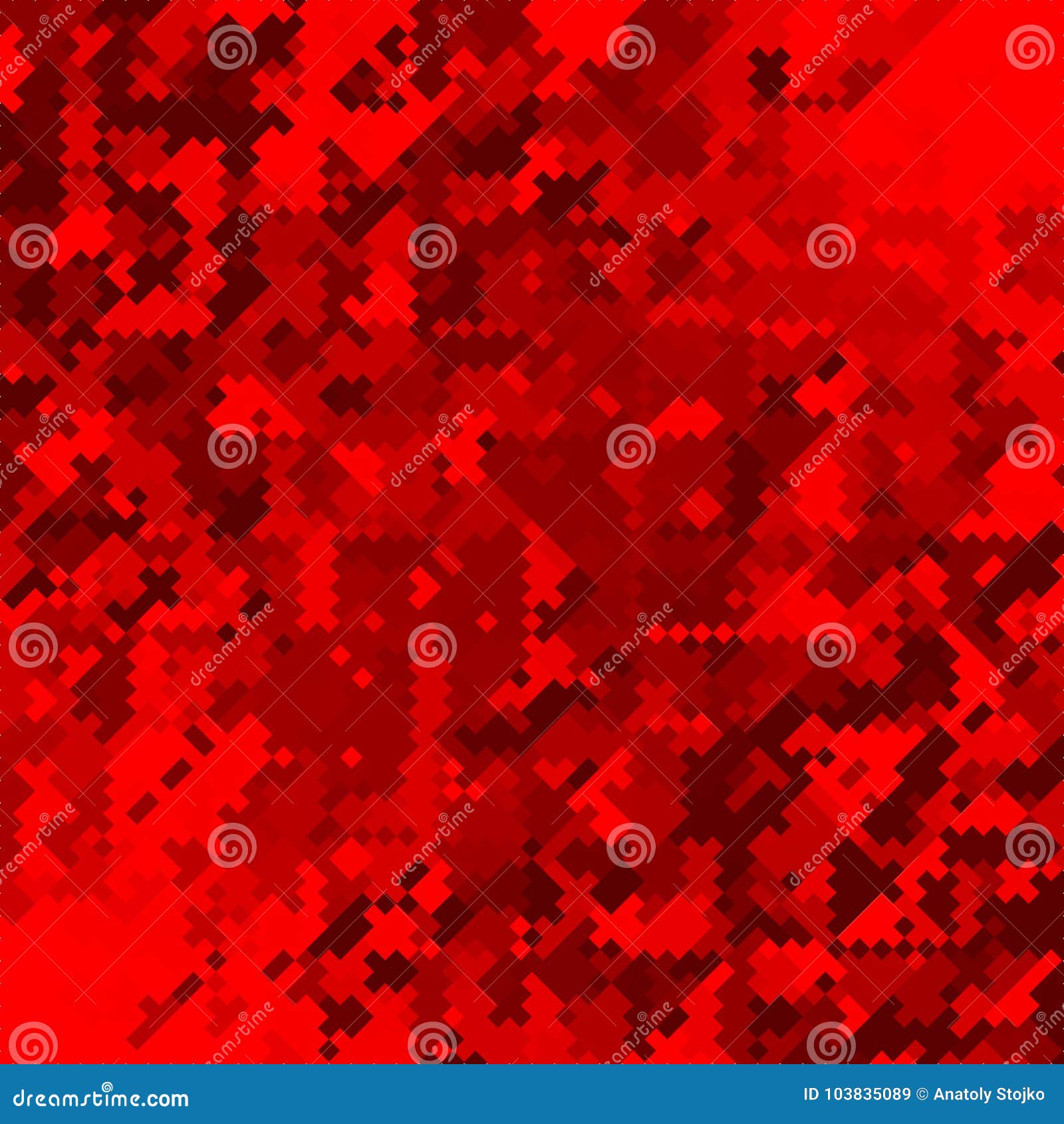 Red Pixel Texture Vector Dark Background. Stock Vector - Illustration ...