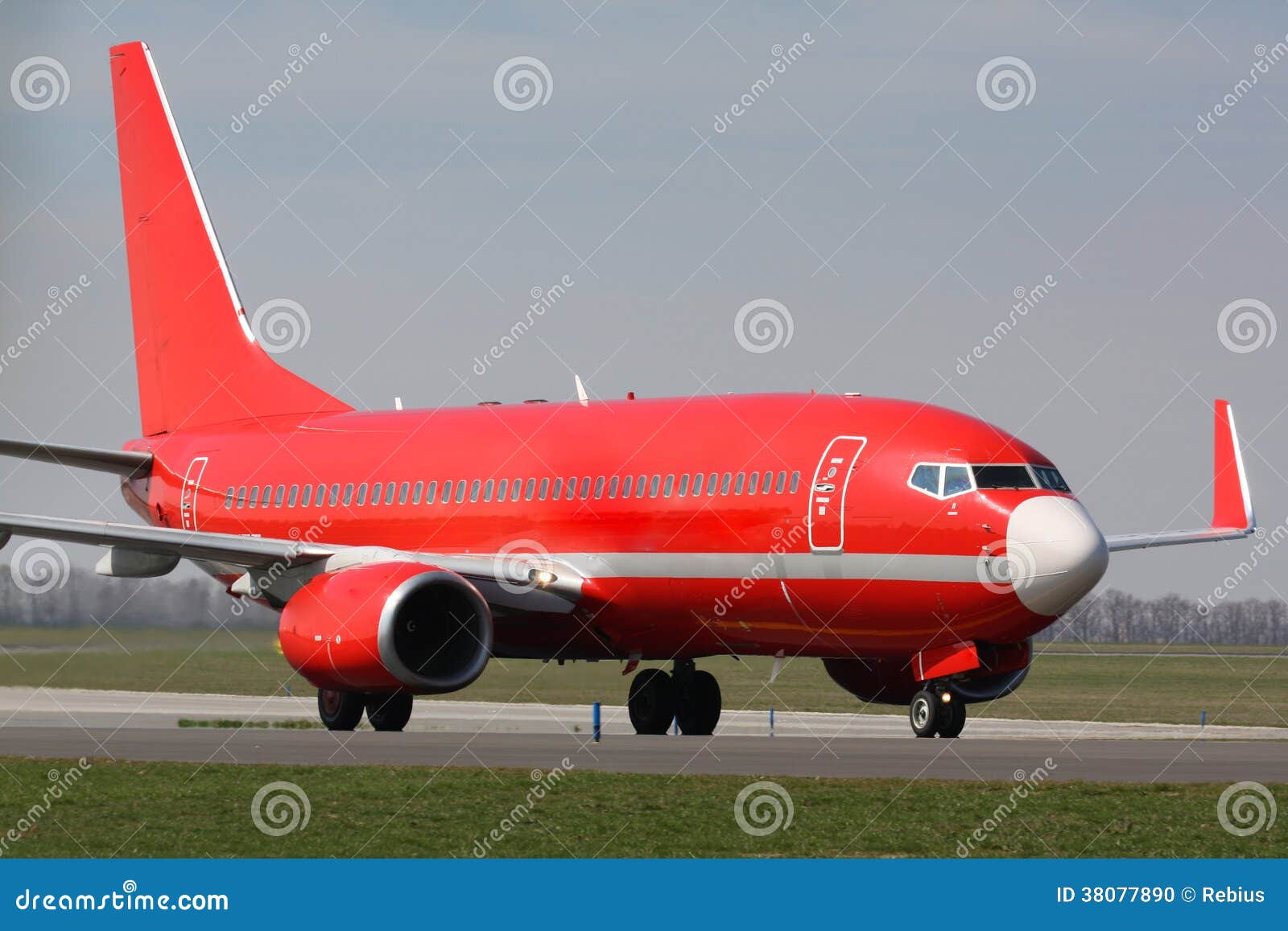 Red plane stock photo. Image of modern, flying, engine - 38077890