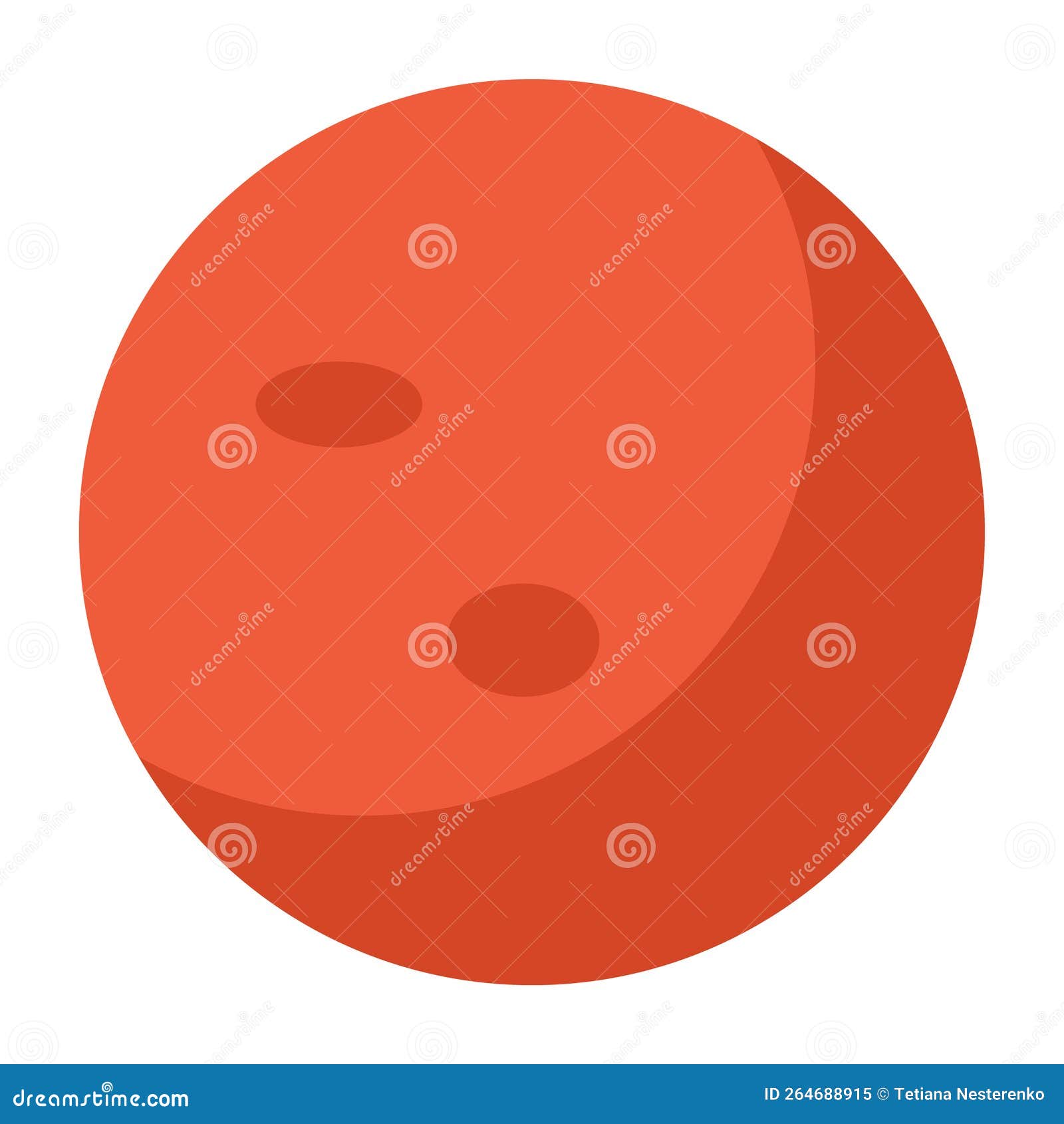 Red Planet Brochure Element Design Stock Vector - Illustration of ...