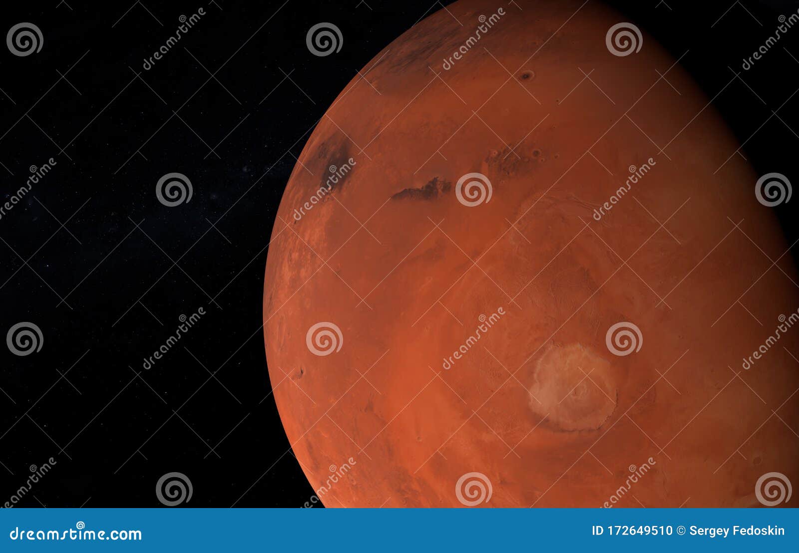 Red Planet Mars - is a Planet of the Solar System. Outer Space ...