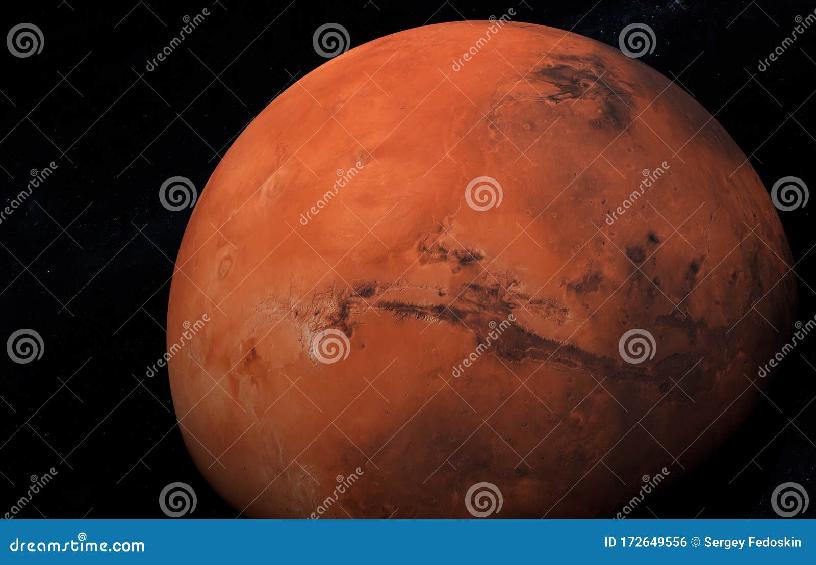 Red Planet Mars - is a Planet of the Solar System. Outer Space ...
