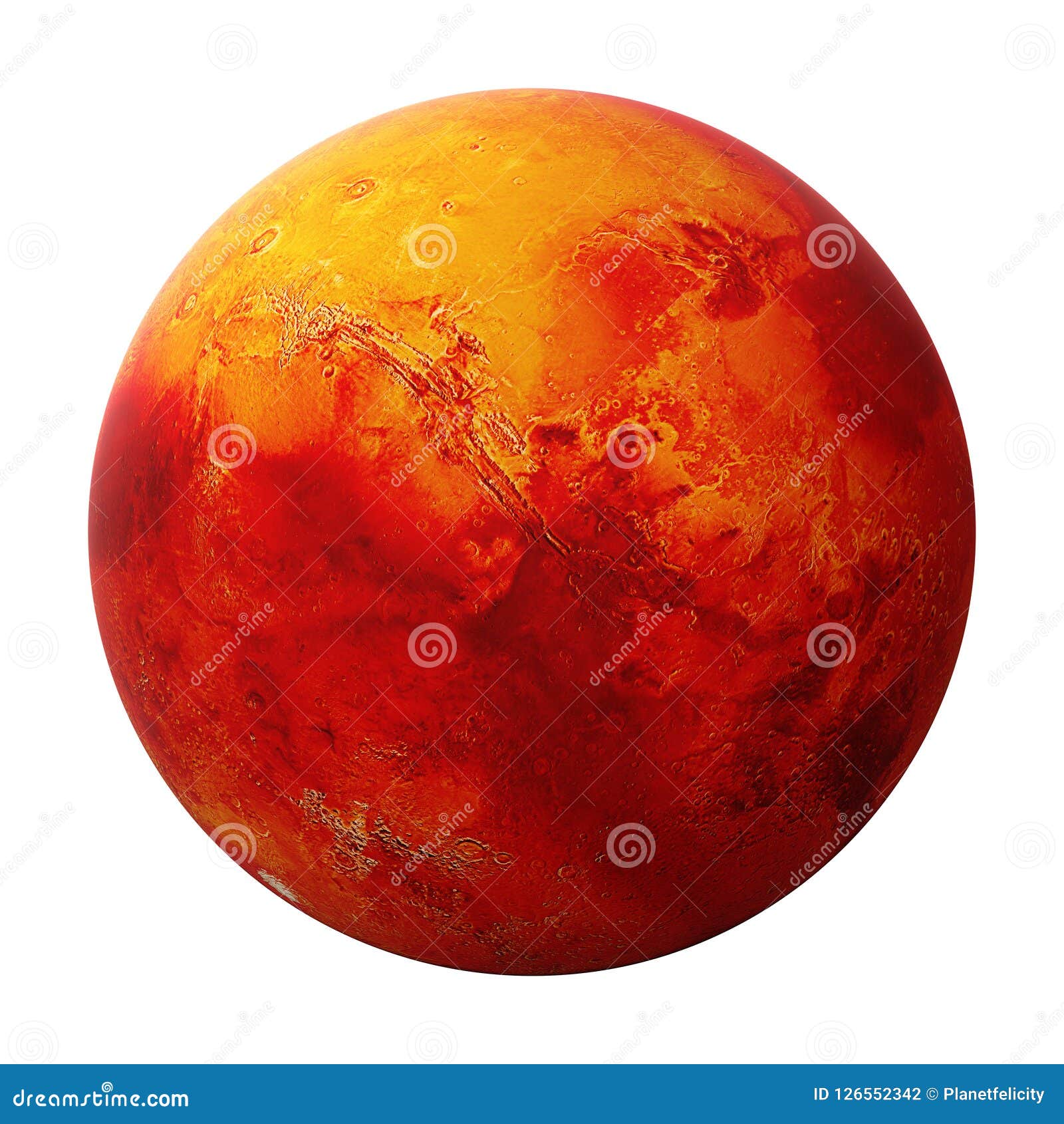 Mars, the red planet stock photo. Image of planet, nature - 126552342