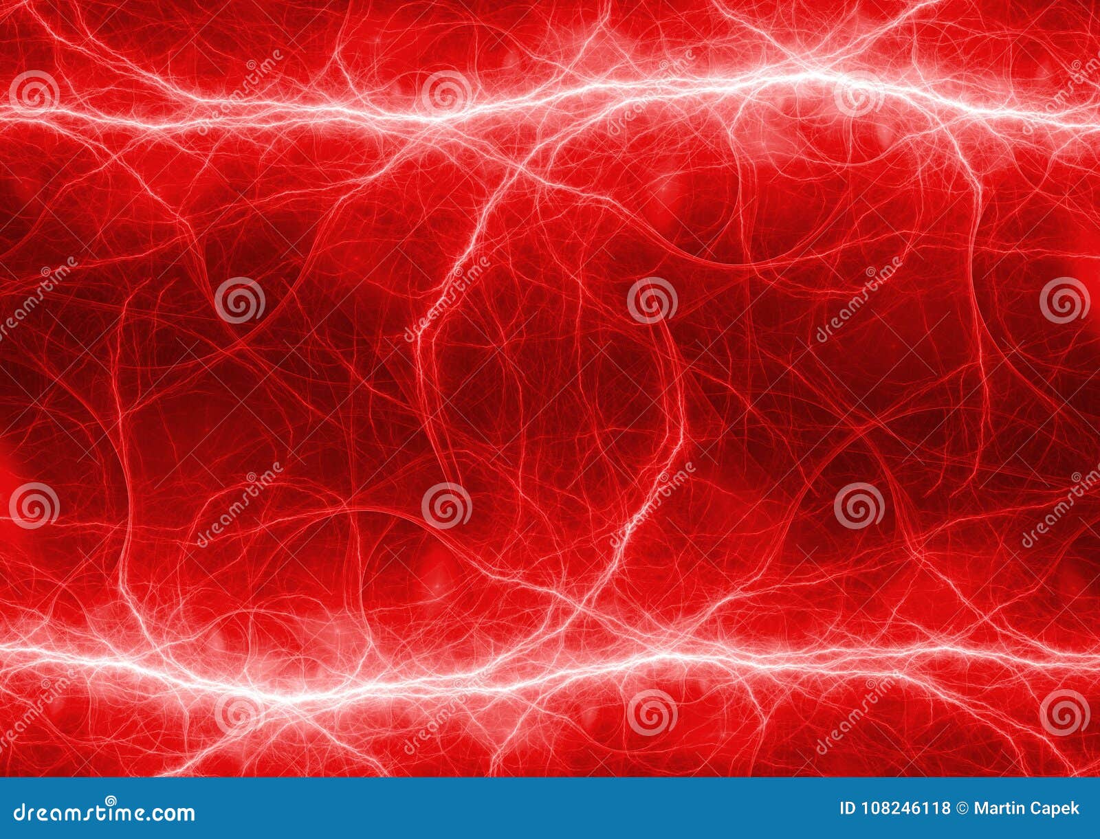Red plasma lightning stock illustration. Illustration of element ...