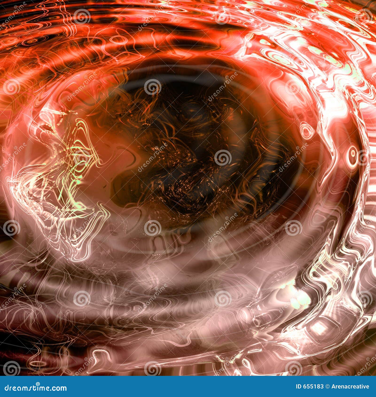 Red Plasma Ripple stock illustration. Illustration of center - 655183