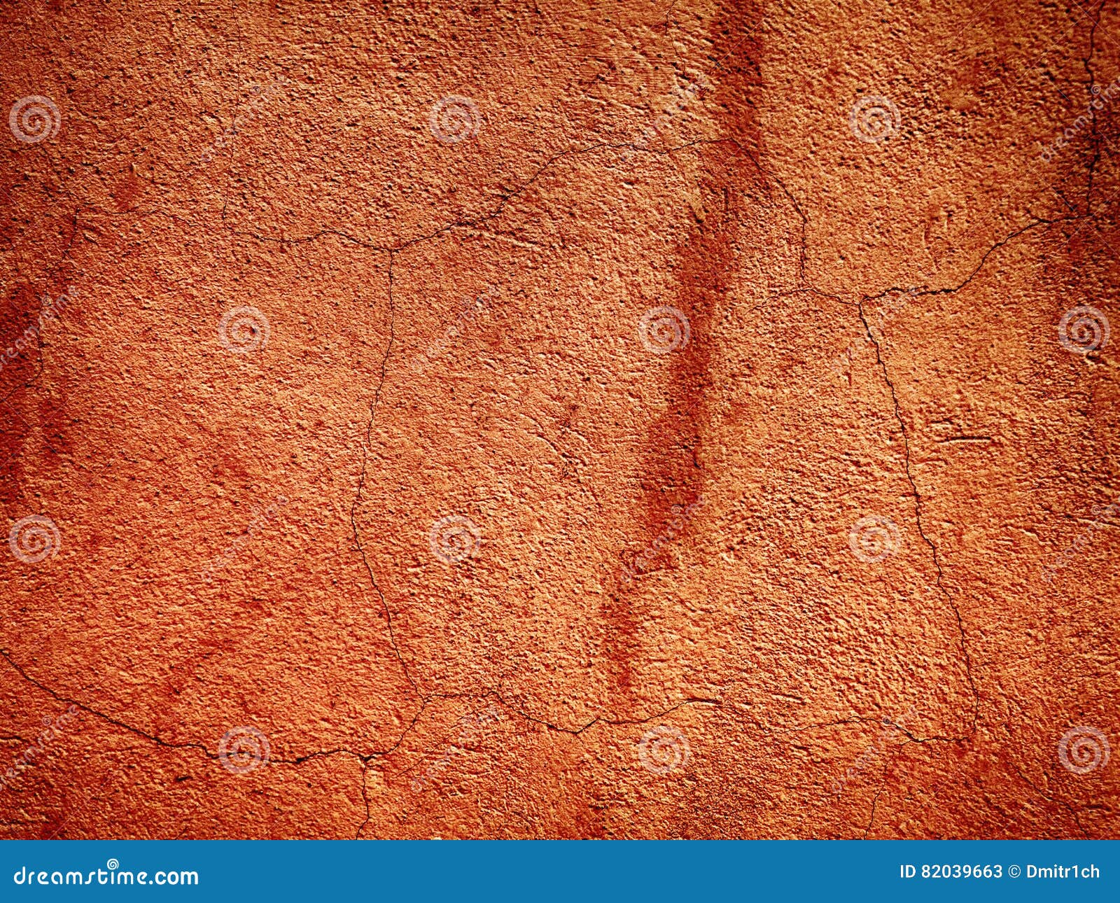 Red plaster wall surface stock image. Image of background - 82039663