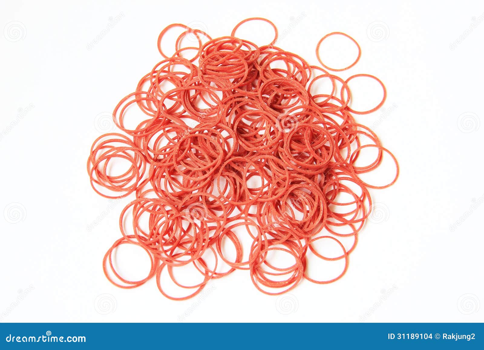 Red Plastic band stock photo. Image of rubber, line, pattern - 31189104
