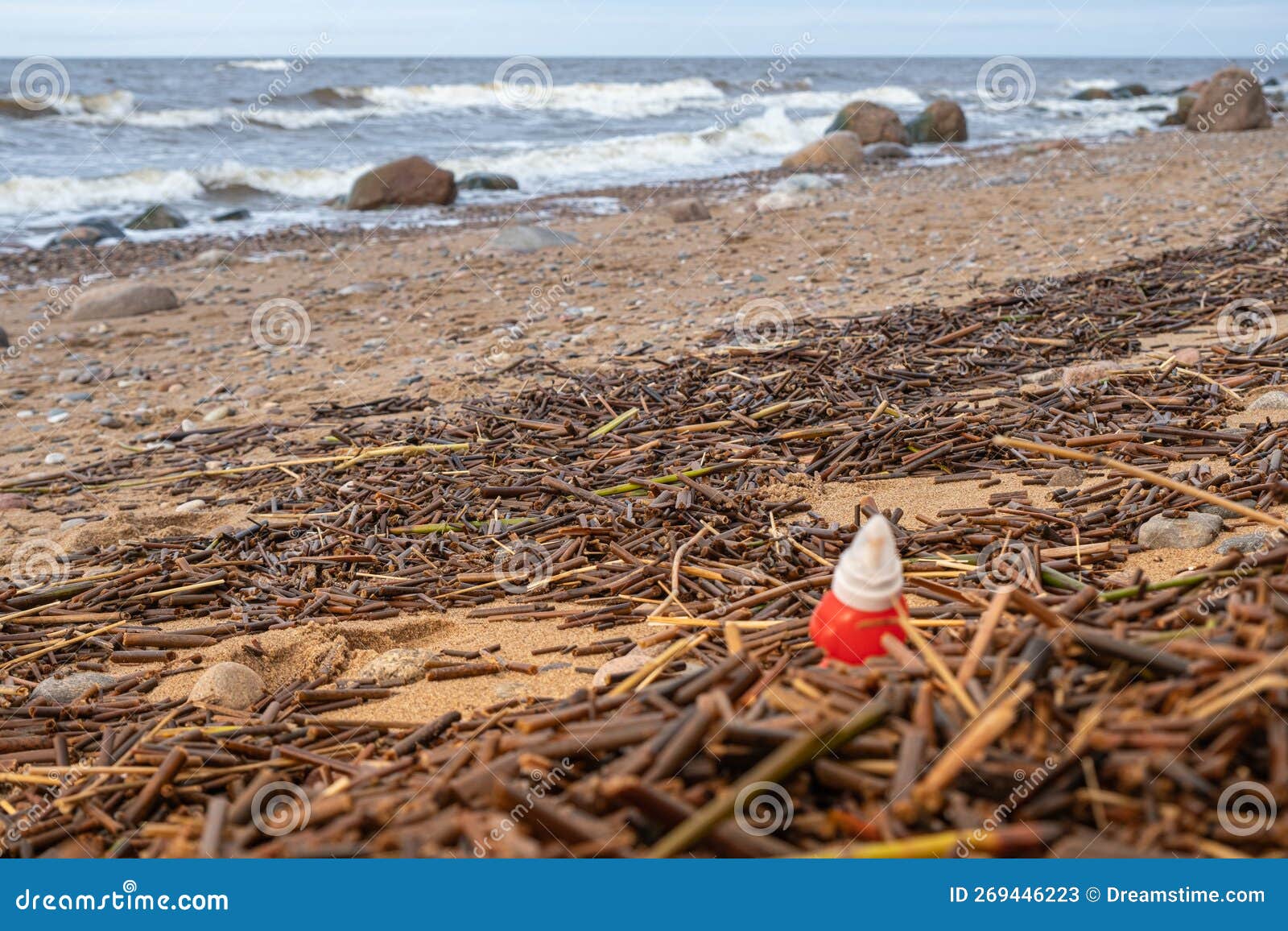 Red Plastic Bottle with White Cap, Water Pollution, Plastic Waste ...