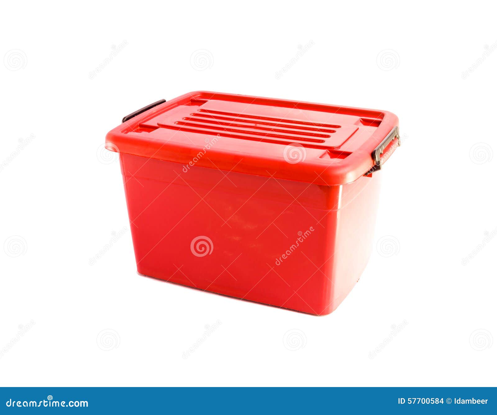 Red plastic box stock photo. Image of industrial, treasure - 57700584