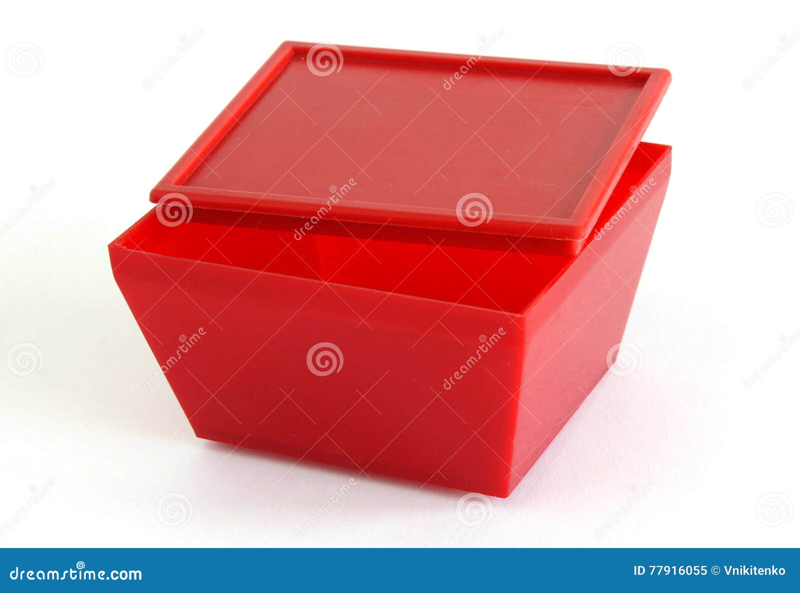Red plastic box stock image. Image of container, sell - 77916055