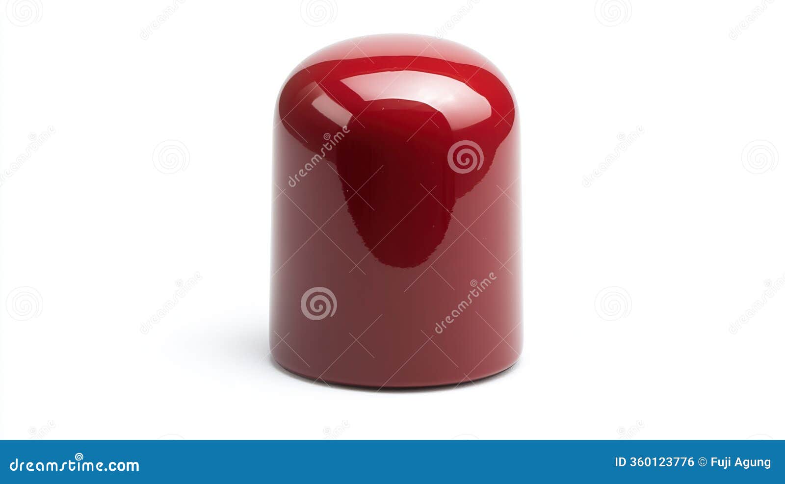 Red Plastic Cap, Studio Shot, White Background, Industrial Use Stock ...