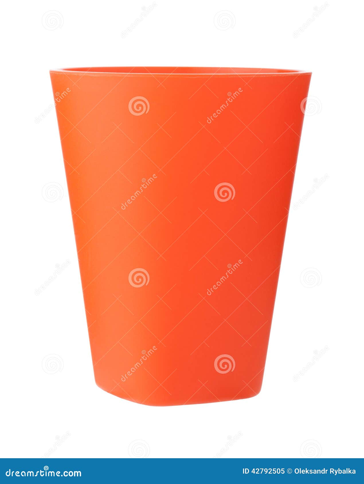 Red Plastic Cup Isolated on White Stock Image - Image of background ...