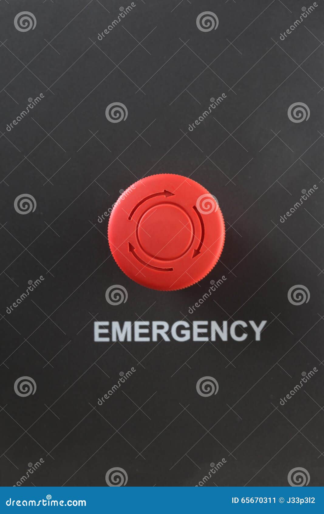 Red Plastic Emergency Stop Button Royalty-Free Stock Image ...