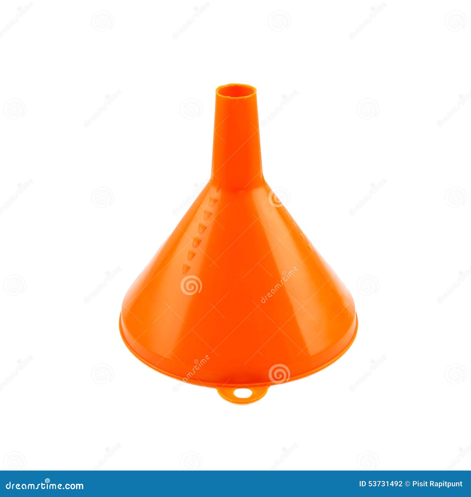 Red Plastic Funnel Isolated on White Stock Photo - Image of funnel ...